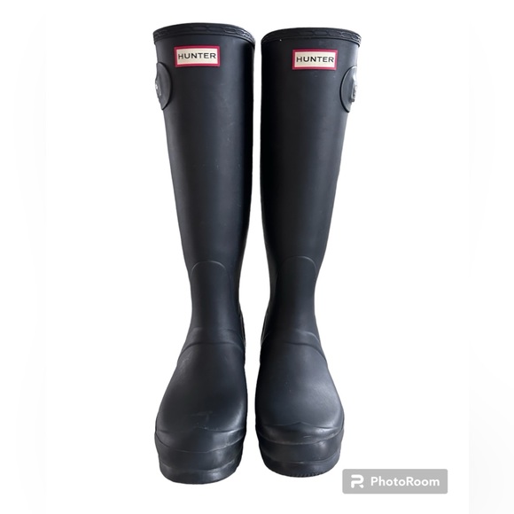 Hunter | Shoes | Tall Hunter Boots Matte Black | Poshmark